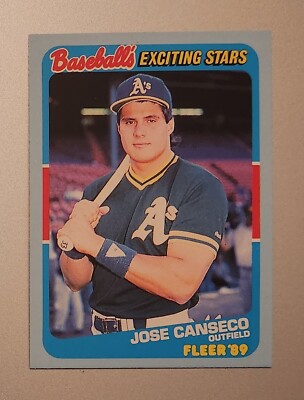 1989 Fleer Exciting Stars #3 Jose Canseco Oakland Athletics A's | eBay