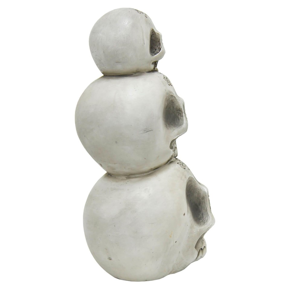 Light Up Sugar Skulls Stack Halloween Decoration DOTD Colour Change LED ...