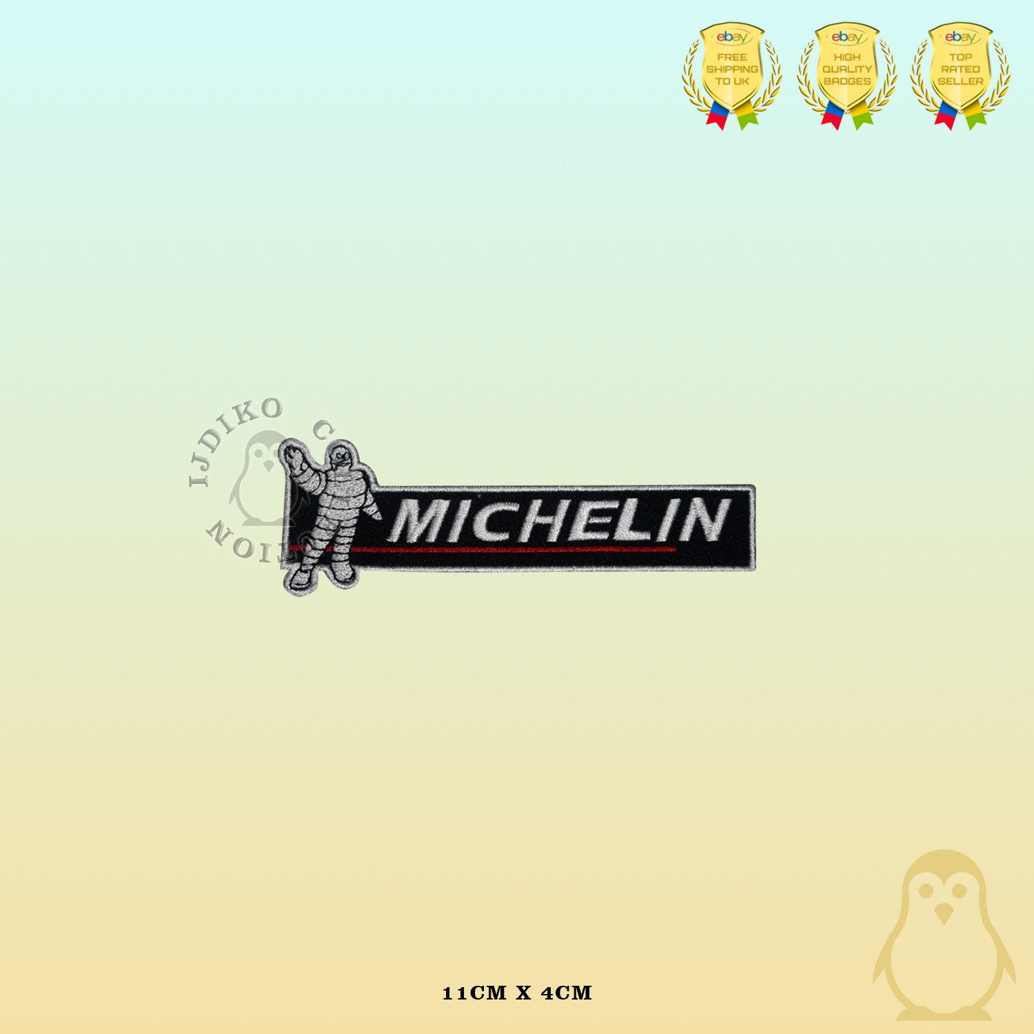 Michelin Brand Logo Embroidered Iron On Sew On Patch Badge For Clothes ...