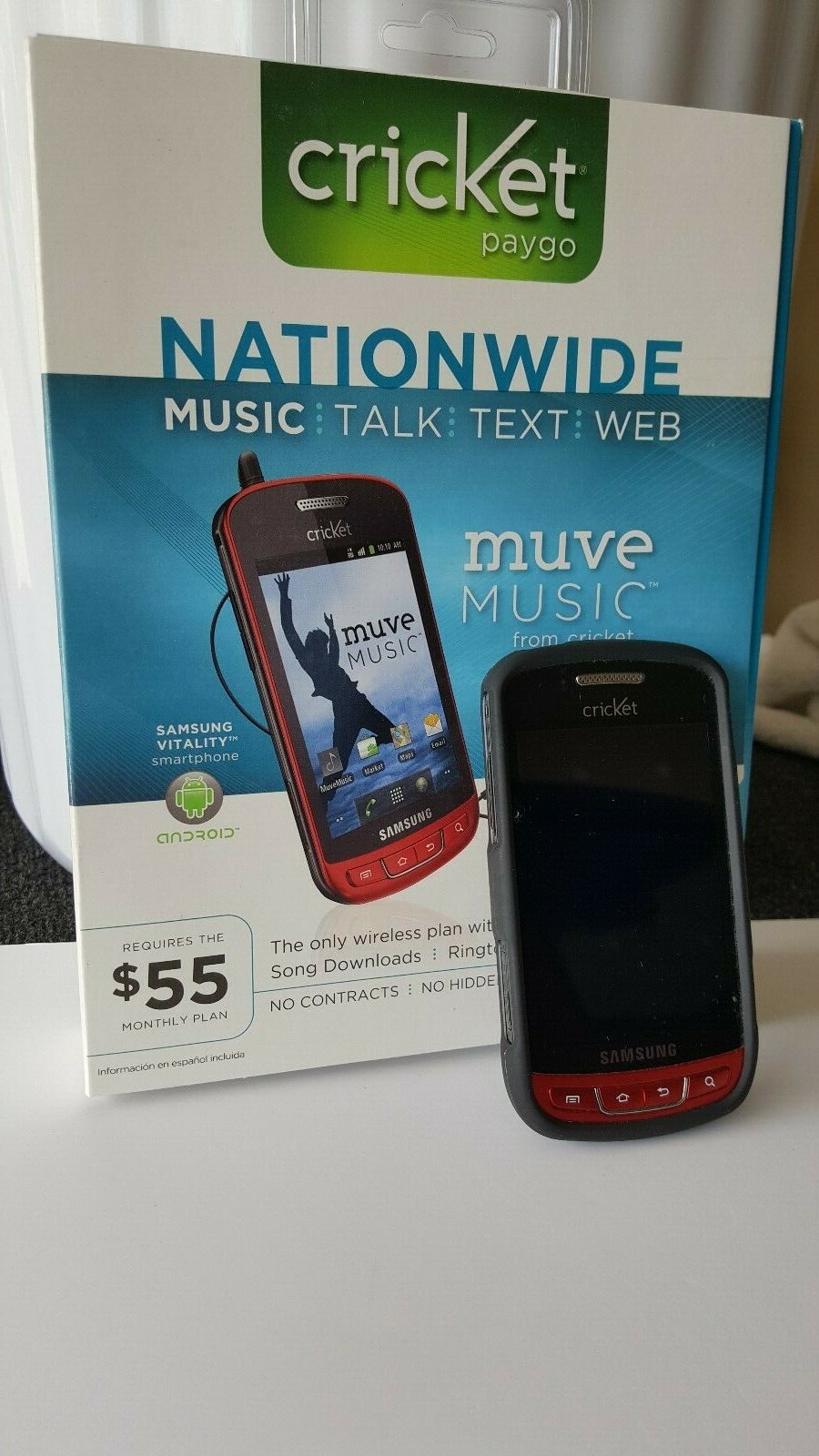 Cricket Phones Muve Music