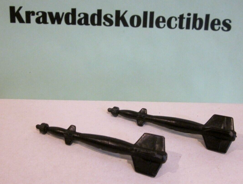VTG HASBRO GI JOE ARAH 2 LARGE BLACK MISSILES 1986 FIREBAT COBRA TERROR ...
