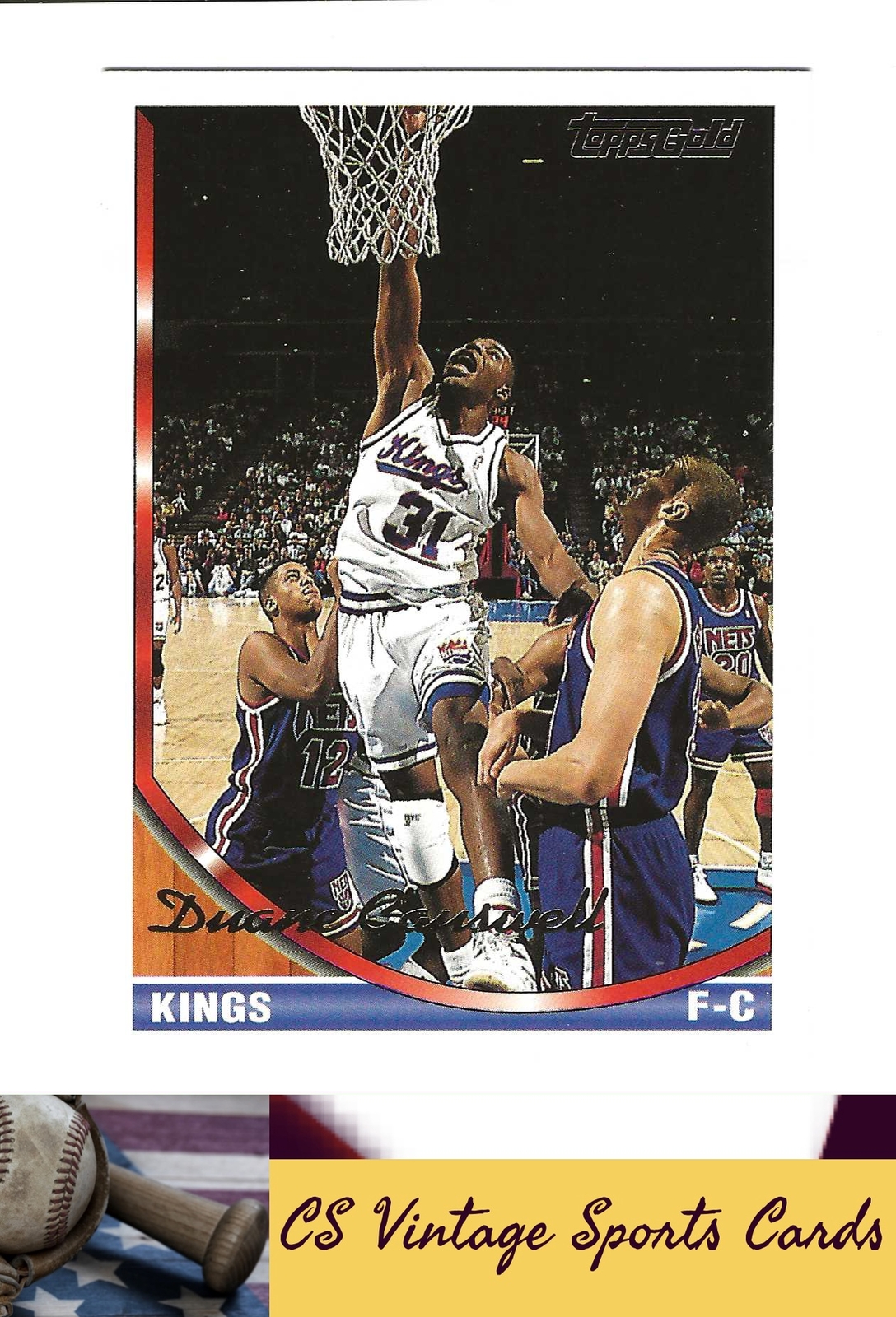 1993-94 Topps #136 Duane Causwell Gold | eBay