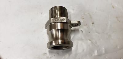 Dixon 75-F -SS 3/4" NPT Cam Groove Lock Stainless Adapter | eBay