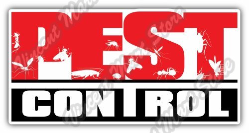 Pest Control Service Exterminator Cockroach Car Bumper Vinyl Sticker ...