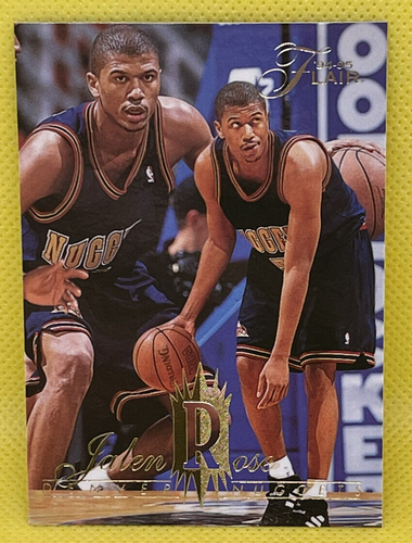 Jalen Rose 1994-95 Fleer Flair #207 RC Denver Nuggets | eBay