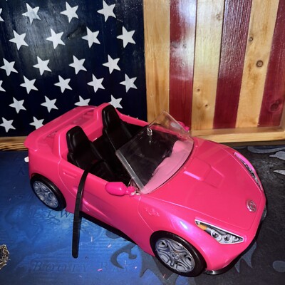 Mattel Barbie Convertible Push Car - Pink/Black (DVX59) | eBay