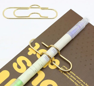 5pcs Metal Pen Clip New Design Notebook Accessory Conveniently Carry ...