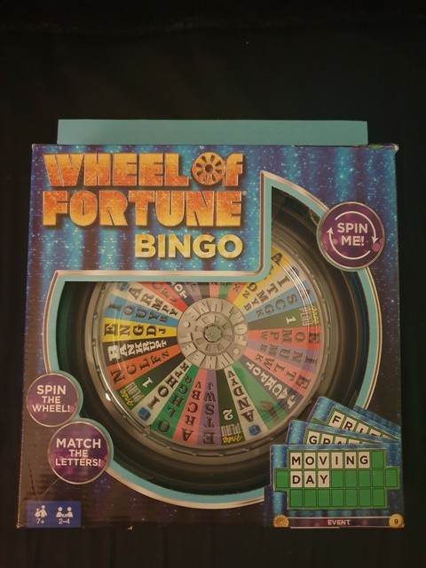 Wheel of fortune bingo board game - vfethailand