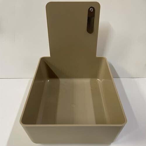 Beige Dental Lab Pan W/Stainless Steel Clip 20pk 7" x 5¾" x 2½" Made in ...