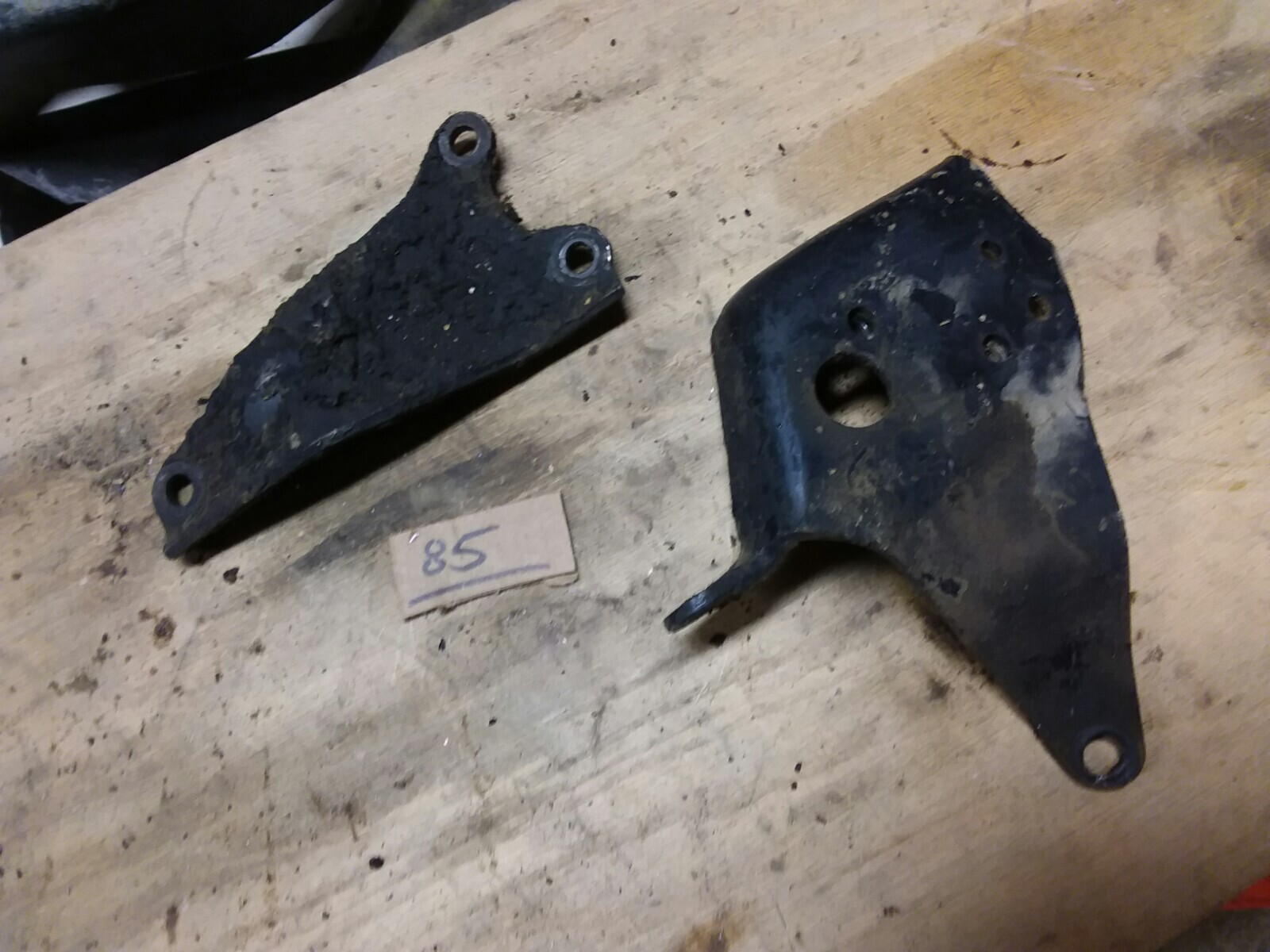 1981-1987 CHEVROLET GMC 6.2L OEM Alternator Mount Bracket Pair Set ...