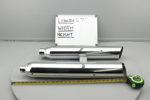 2004 Harley Electra Glide D&D BOARZILLA 2 INTO 1 Exhaust W/ GHOST PIPE ...