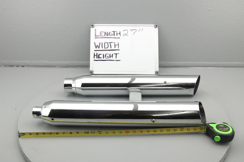 2004 Harley Electra Glide D&D BOARZILLA 2 INTO 1 Exhaust W/ GHOST PIPE ...