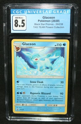 Pokemon Glaceon Black Star Promos SM238 Tag Team Powers (CGC NM/Mint+ 8.5) 2020 | eBay