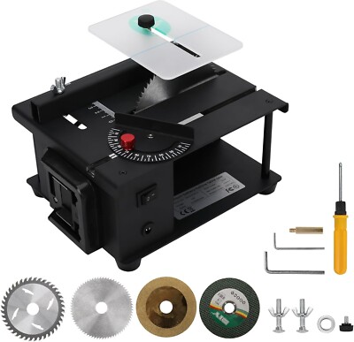 Mini Table Saw Precision Desktop Woodworking Small Bench Saws 200W ...
