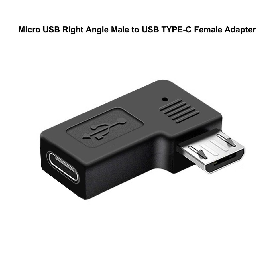 USB Type C Female to Micro USB Male Extension Cable Data Sync Charge ...