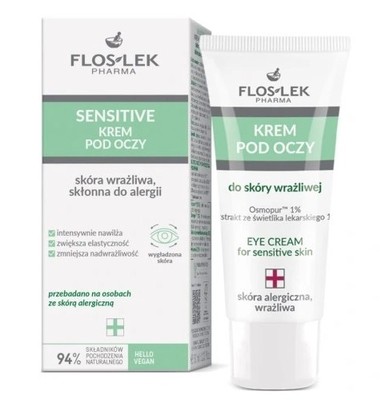 Flos-Lek Pharma Crème Yeux Sensibles et Allergie 30ml | eBay