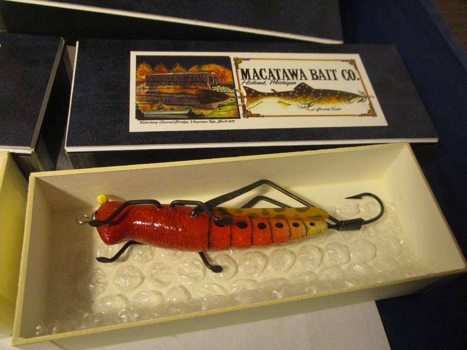 MACATAWA BAIT GRASS HOPPERS 2 PIECE HOPPER FISHING LURE SET BY TONY ...