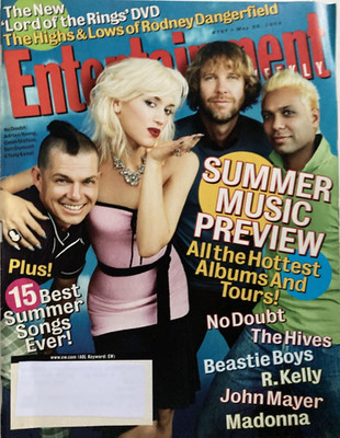 GWEN STEFANI & NO DOUBT 2004 ENTERTAINMENT WEEKLY Magazine JOHN MAYER ...