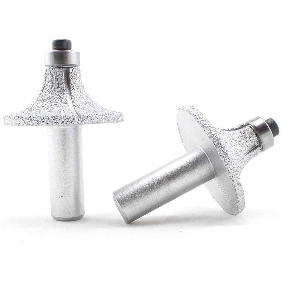 Brazed Radius Router Bit 15mm 19/32'' Head Radius Profile Wheel Shank 1 ...