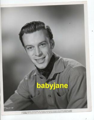 SKIP HOMEIER ORIGINAL 8X10 PHOTO HANDSOME PORTRAIT 1956 STRANGE AT MY ...