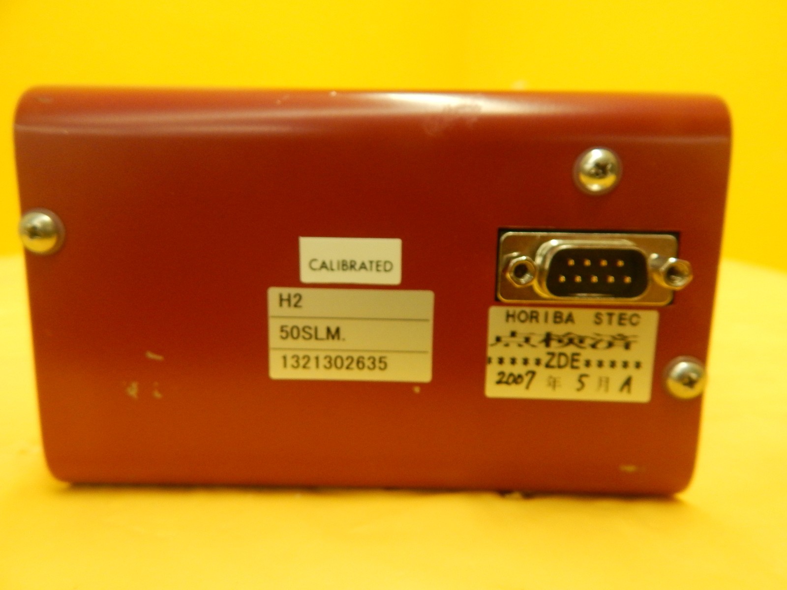 Horiba STEC SEC-4600M Mass Flow Controller SEC-4600 50 SLM H2 Used ...