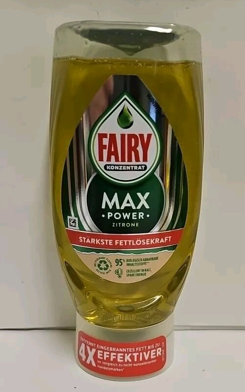 Fairy Max Power original, lemon.cherry Washing Up Liquid, 370ml x4 or 8 ...