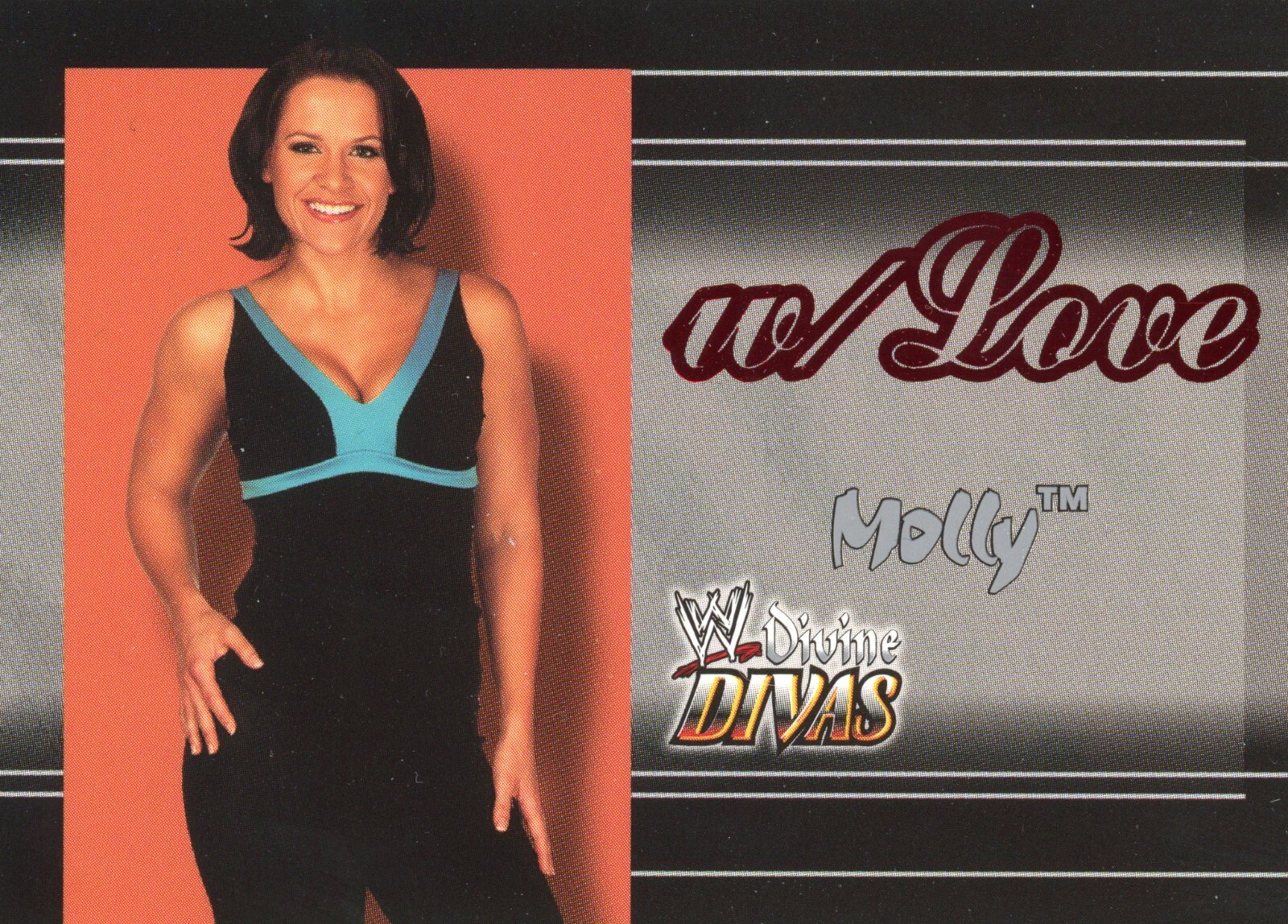 2003 FLEER WWE DIVINE DIVAS W/LOVE MOLLY HOLLY 7 of 16 WL | eBay