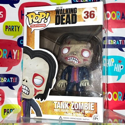Tank Zombie - The Walking Dead Funko Pop 36 + Protector | eBay