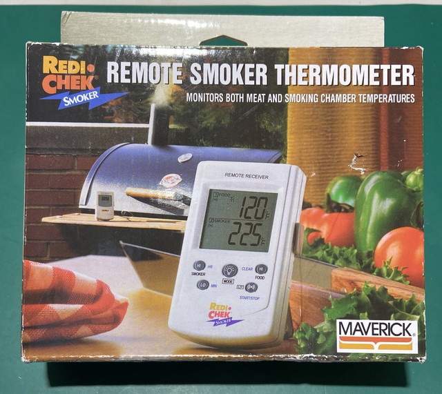 Maverick ET-73 Redi-Chek Remote Smoker Thermometer Celsius Fahrenheit ...