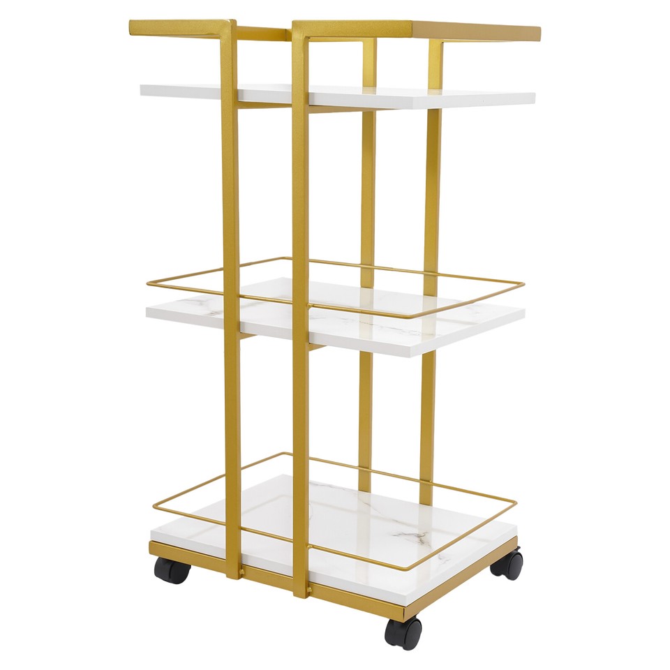 Multi-Purpose Rack Household Movable Snack Storage Manicure Trolley ...