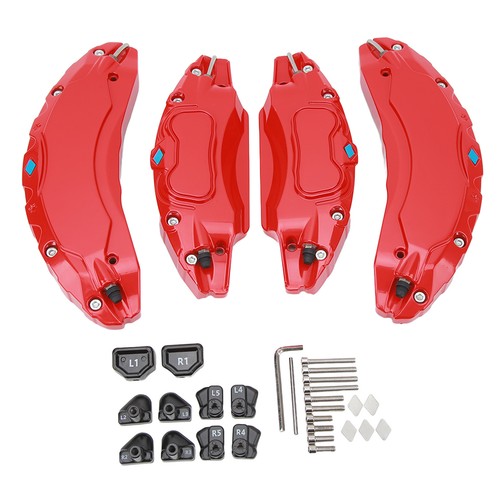 Red 4PCS Car Caliper Cover Disc Brake Caliper Guard For 18in 19 In Whee ...