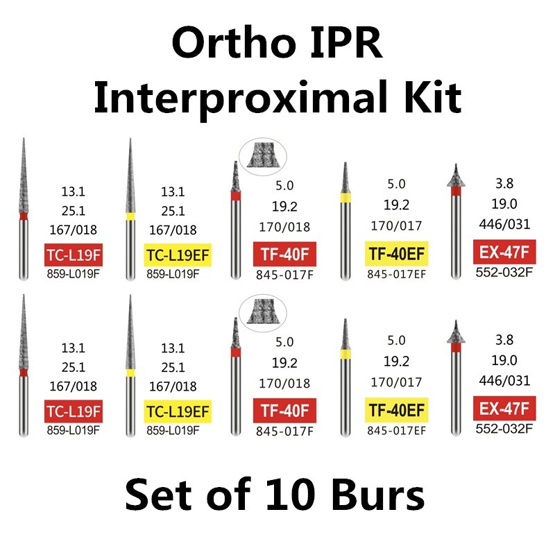 Set of 10 Ortho IPR Kit Interproximal Enamel Reduction FG Dental ...