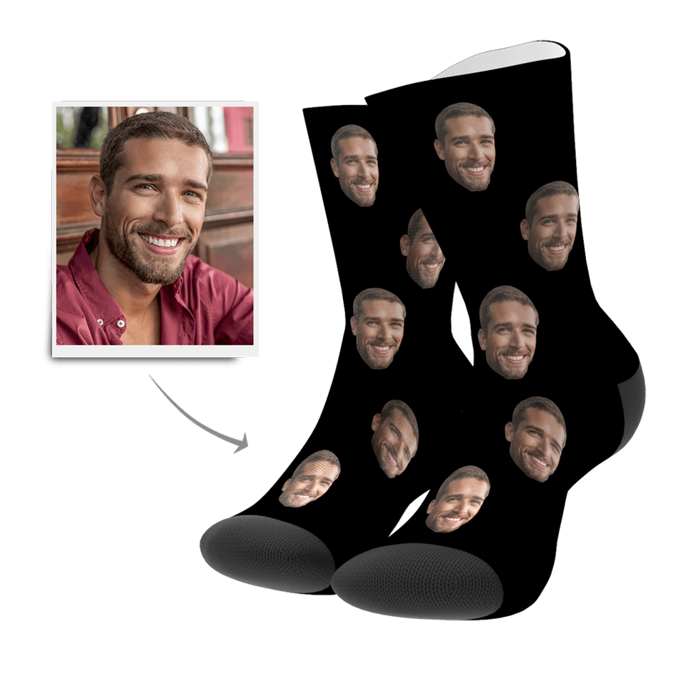 Custom Face Socks Pairs Multiple Colours - AU Stock | eBay Australia
