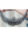 Seamless Lace Mustache Hand Made Human Hair Mustache Beard for Men ...
