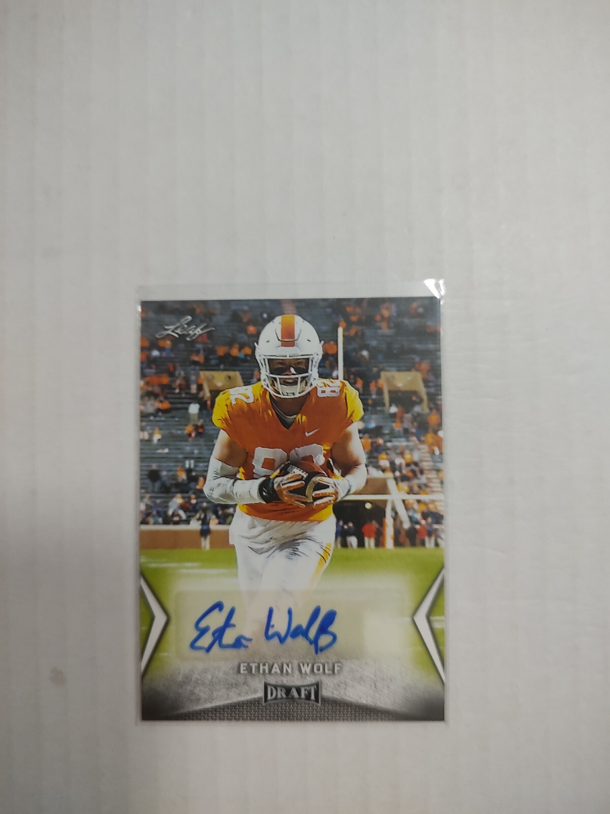 2018 Leaf Draft - Autographs #BA-EW1 Ethan Wolf (AU, RC)(PWE) | eBay