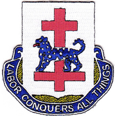 366th Infantry Regiment Patch Labor Conquers All Things | eBay