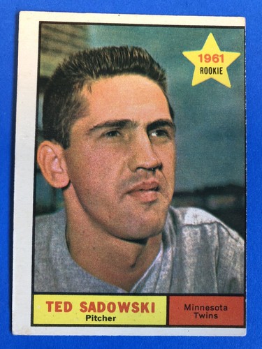 1961 Topps Baseball #254 Ted Sadowski Minnesota Twins | eBay
