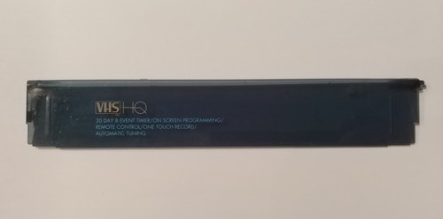 VHS Video HQ Cassette Recorder Clear Grey Plastic Door Cover Loading ...