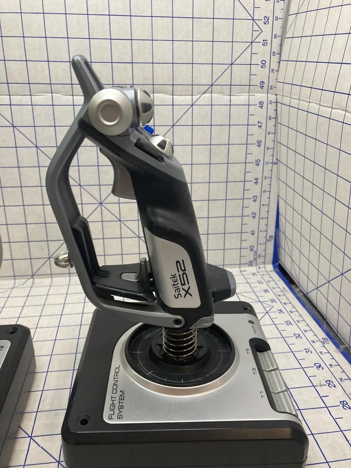 Logitech G Saitek X52 HOTAS Throttle & Stick Flight Control System ...