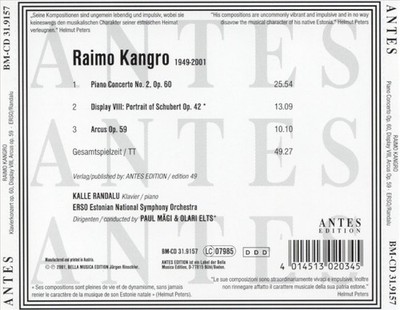 PAUL MÄGI / OLARI ELTS / KALLE RANDALU RAIMO KANGRO: PIANO CONCERTO NO ...