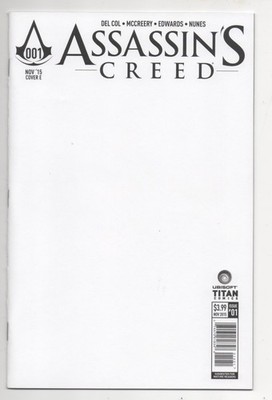 Assassin's Creed #1 Blank Sketch Variant Titan Publishing 2014 NM/M | eBay