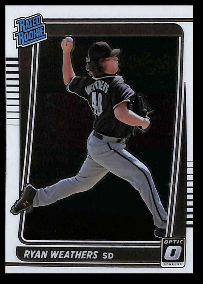 2021 Panini Donruss Optic Rated Rookie Ryan Weathers Rookie San Diego ...