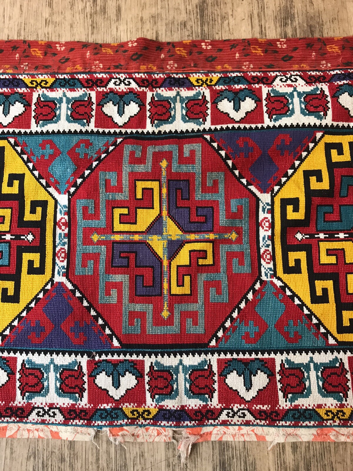 Vintage Uzbek lakai textile, baby cradle embroidered textiles, table ...