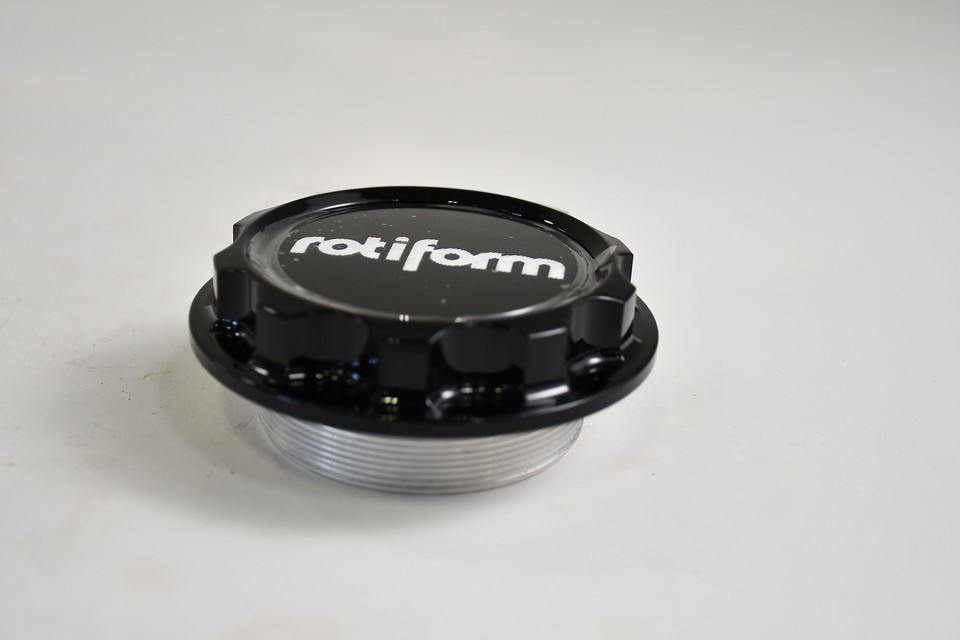 Rotiform Black/Chrome logo Center Cap Hub Cap 1005-26GB 1005-40GBS 3. ...