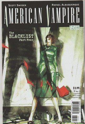 DC VERTIGO COMICS AMERICAN VAMPIRE #31 NOVEMBER 2012 1ST PRINT NM | eBay UK