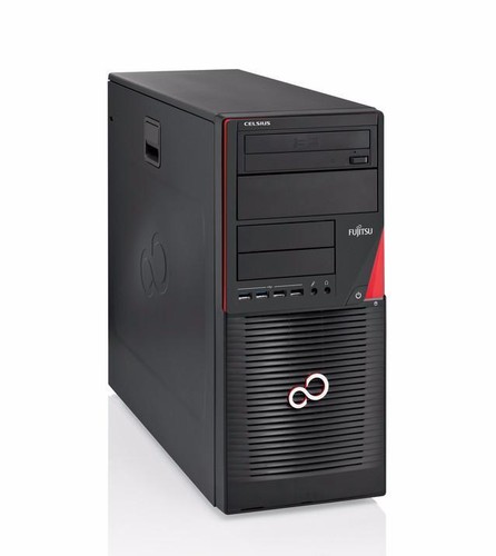 FUJITSU Celsius W530 CAD PC Workstation Intel XEON E3 SSD seriell DVD ...