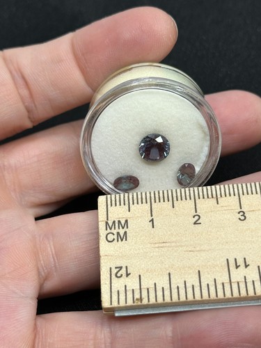 Faceted Russian Lab Alexandrite Gemstones in Gem Jar- Vintage Estate ...