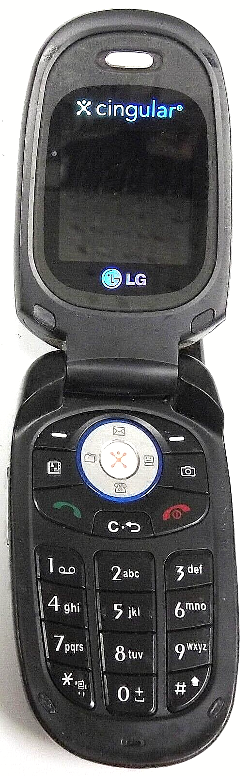 LG CG225 - Black ( AT&T / Cingular ) Rare Cellular Flip Phone - Bundled ...