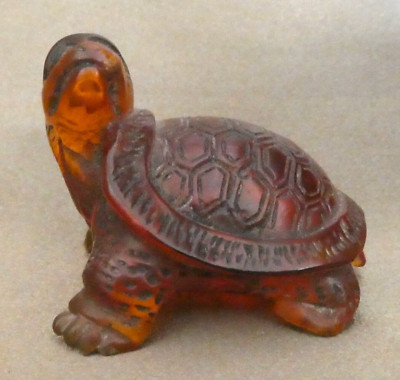 Netsuke - Vintage Japanese Amber Netsuke