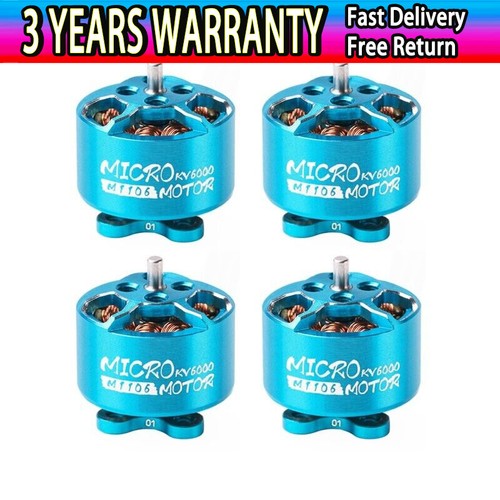 4PCS MICRO M1106 KV6000 FPV Drone Motor 9N12P for 90mm/110mm Drone | eBay